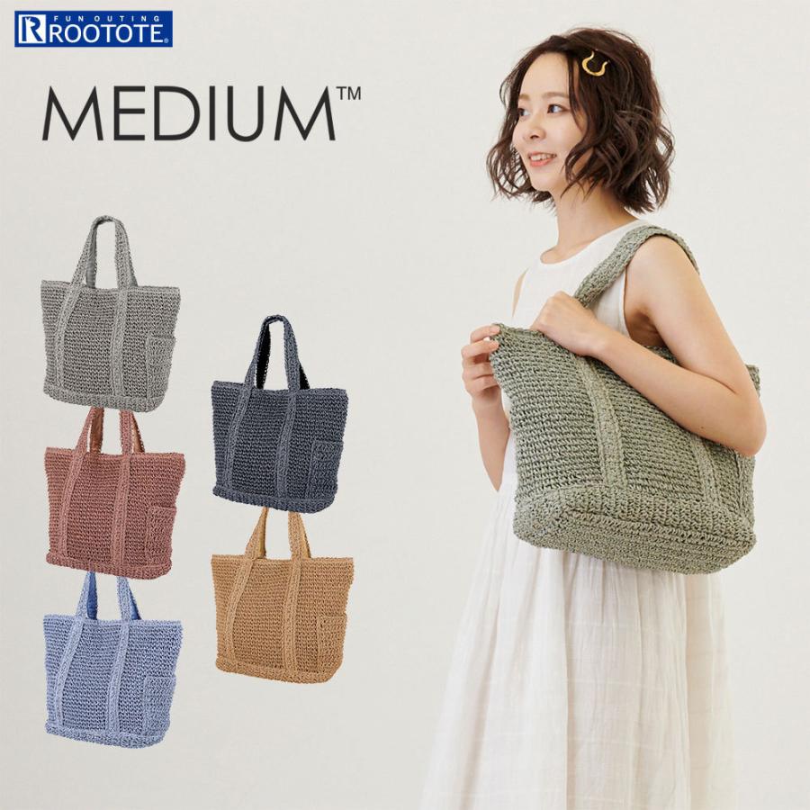 ROOTOTE（ルートート） 2022新作 トートバッグ ミディアム.パニエ-A レディーストート MEDIUM 1406 サックス : BACK - 通販 - Yahoo!ショッピング