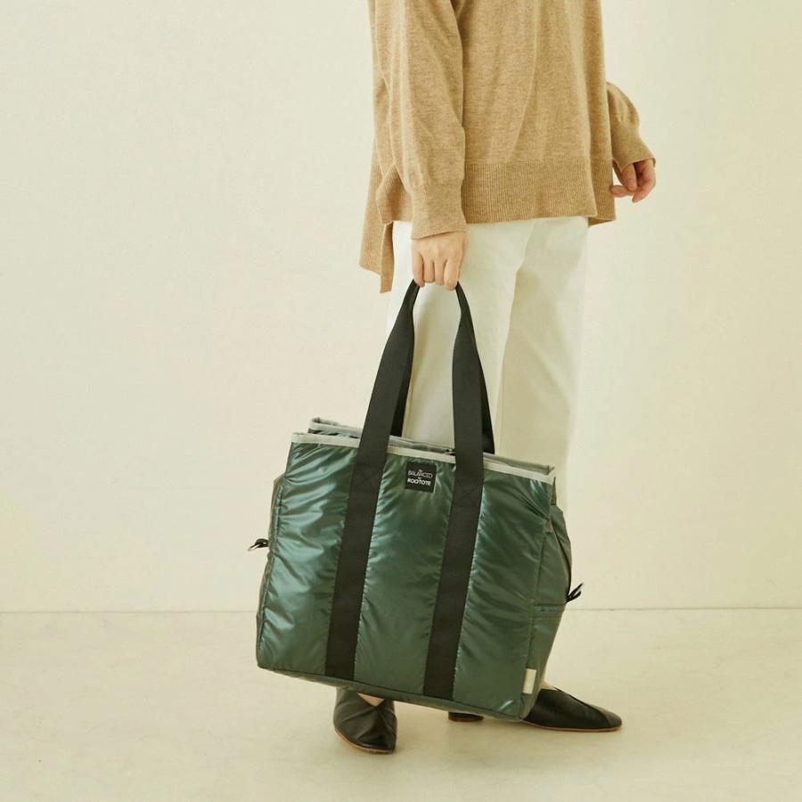 ROOTOTE 2022新作 ジムバッグ SN.グランデ.ボックス.バランスト フィットネスバッグ ルートート GRANDE ボックス バランスト-A 1422 シャイニーグリーン ...