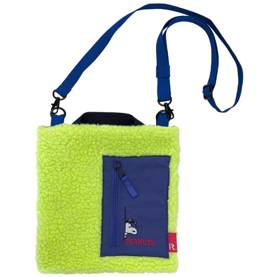 2022新作 スヌーピーバッグ ROOTOTE IP.サコッシュ.ボア.ピーナッツ-7V スヌーピートートバッグ ルートート Sacoche PEANUTS 8274 イエローグリーン ...