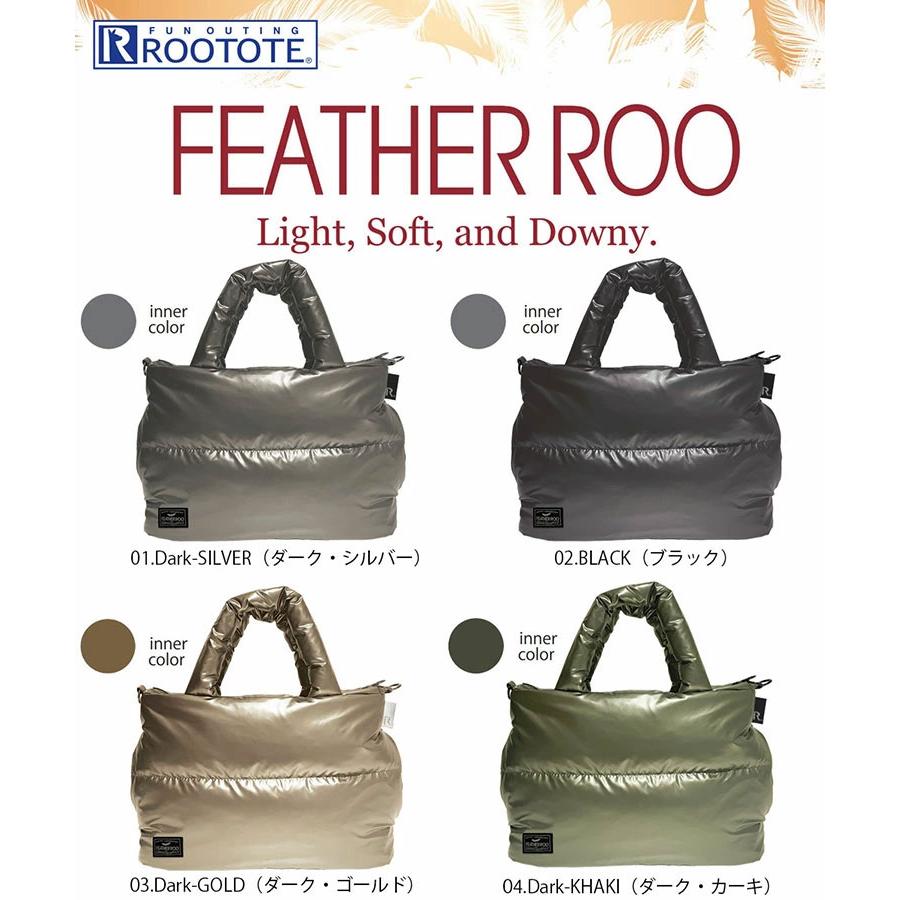 ROOTOTE 2022新作 トートバッグ LT.フェザールー.デリ.カラー-B レディーストート トート ルートート FEATHER ROO DELI 1470 マットブルーグレー ...