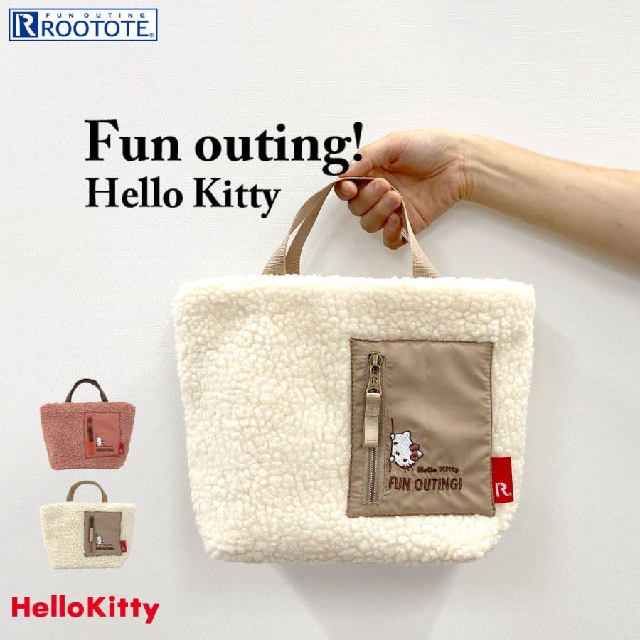2022新作 トートバッグ 正規品 ROOTOTE ルートート IP.デリ.ボア.ハローキティ レディーストート トート DELI HELLO KITTY 8268 ピンク :22159 ...