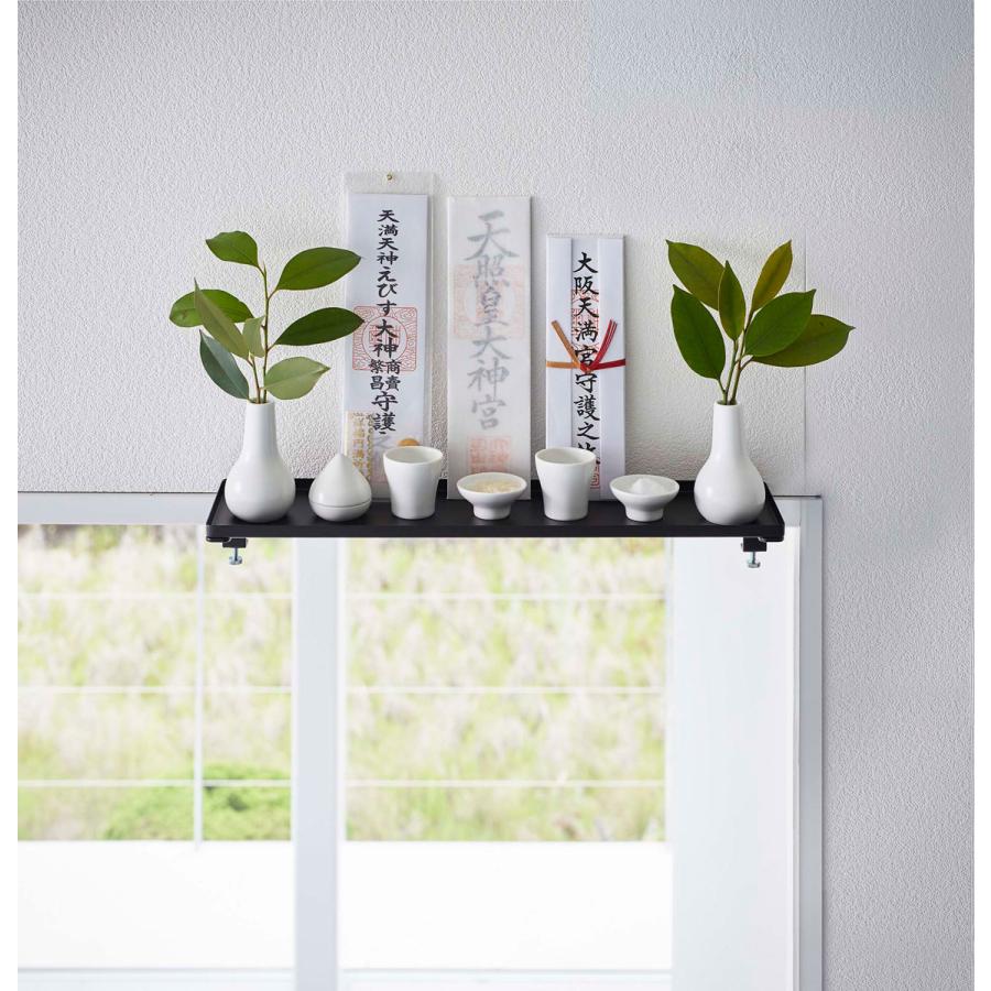 tower モダン神棚 山崎実業 正規品 TOWER タワー 鴨居上 神棚 W45 洋風 おしゃれ ブラック : BACK - 通販 - Yahoo!ショッピング