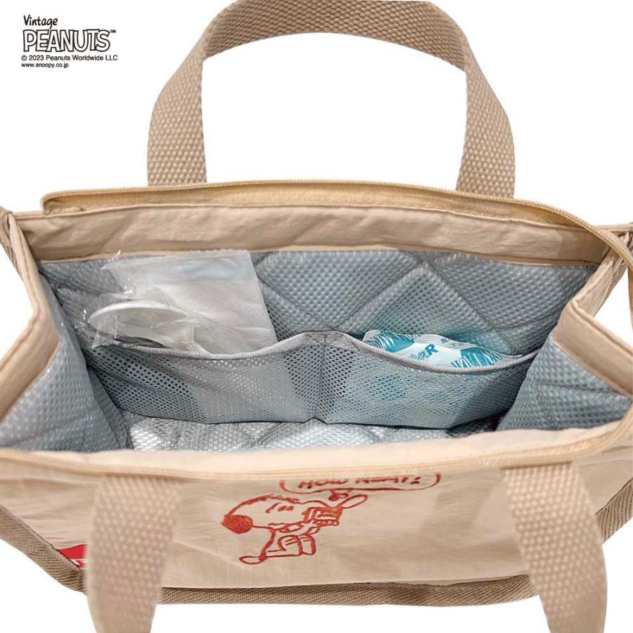 ROOTOTE 2023新作 スヌーピーバッグ 正規品 ルートート IP.サーモキーパー.デリ.ピーナッツ-8G スヌーピーコラボ スヌーピートートバッグ 8317 スペシャル : BACK ...