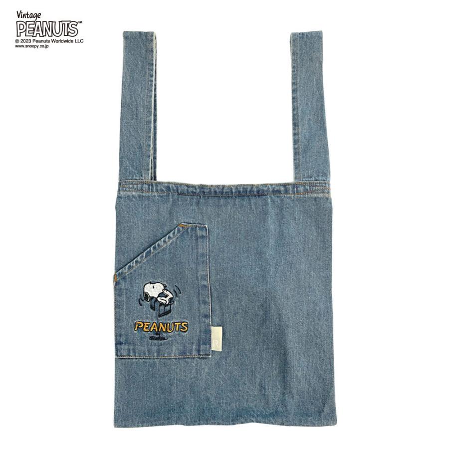 ROOTOTE 2023新作 スヌーピーバッグ ルートート ルーショッパー.デニム.ピーナッツ スヌーピーコラボ トートバッグ ROO-shopper 8316 ミュージック : BACK ...