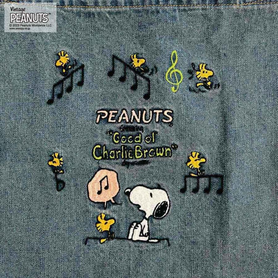 ROOTOTE 2023新作 スヌーピーバッグ ルートート ルーショッパー.デニム.ピーナッツ スヌーピーコラボ トートバッグ ROO-shopper 8316 ミュージック : BACK ...