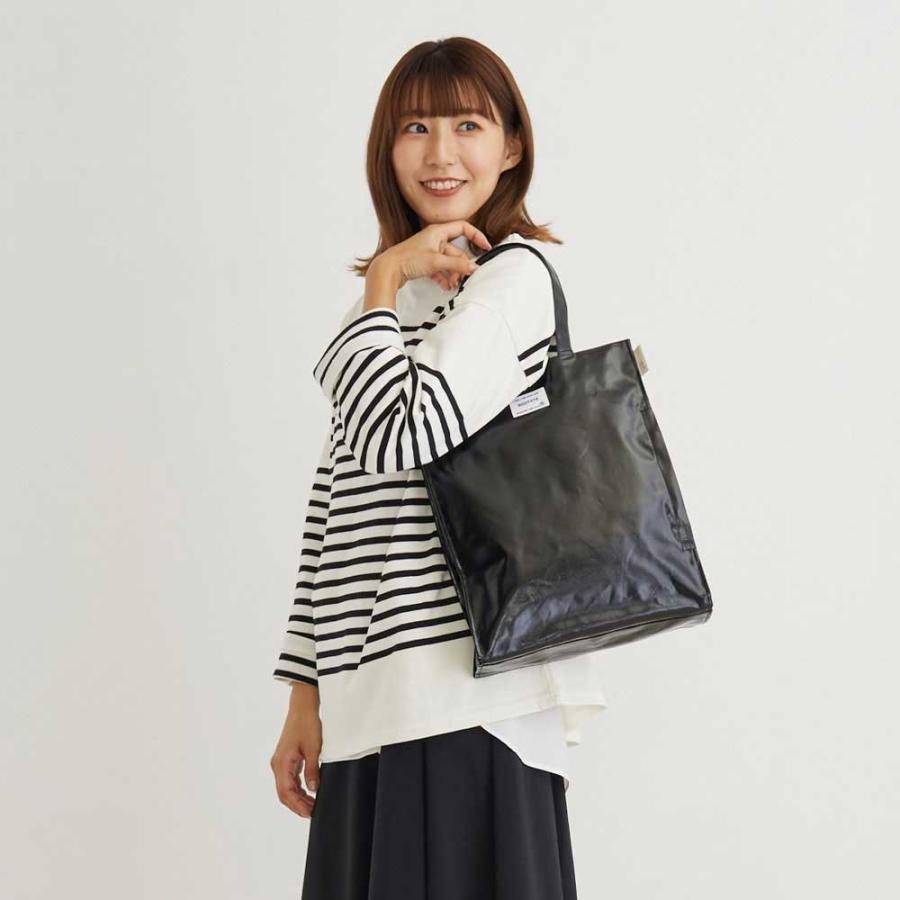 ROOTOTE 2023新作 トートバッグ 正規品 ルートート EU.A4アーキャトル.ラミネート-G レディーストート トート A-quatre LAMINATE 1201 レッド ...