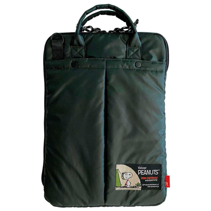 ROOTOTE 2023新作 スヌーピーバッグ 正規品 ルートート IP.ピモッテ.パフ.ピーナッツ スヌーピーグッズ トートバッグ Pimotte PEANUTS-8Q 8338 ブラック ...