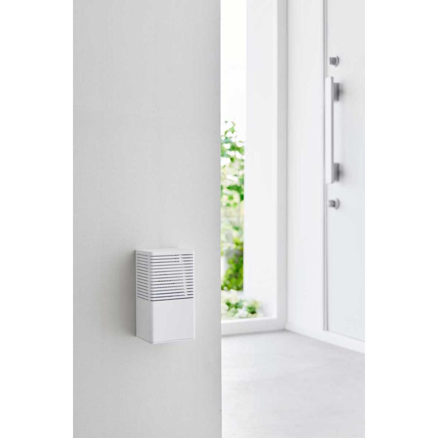 tower 消臭剤カバー 山崎実業 正規品 タワー 石こうボード壁対応消臭剤ケース L 芳香剤カバー 消臭剤ケース ホワイト : BACK - 通販 - Yahoo!ショッピング