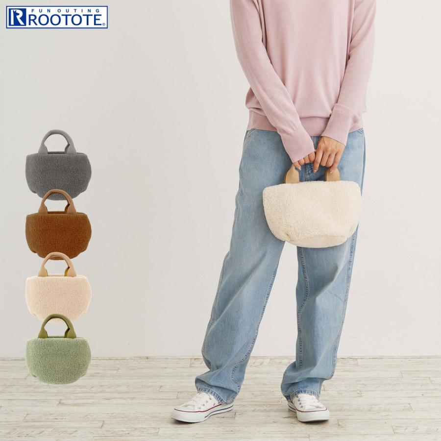 ROOTOTE 2023新作 トートバッグ 正規品 ルートート SN.ベビールー.ミーサ レディーストート トート babyroo mysa-A 1270 グリーンクレイ : BACK ...