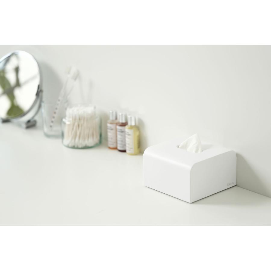 ハーフティッシュケース ideaco イデアコ ティッシュケース エスピーハーフ ハーフティッシュボックス ハーフサイズ SP half ホワイト : BACK - 通販 - Yahoo!ショッピング