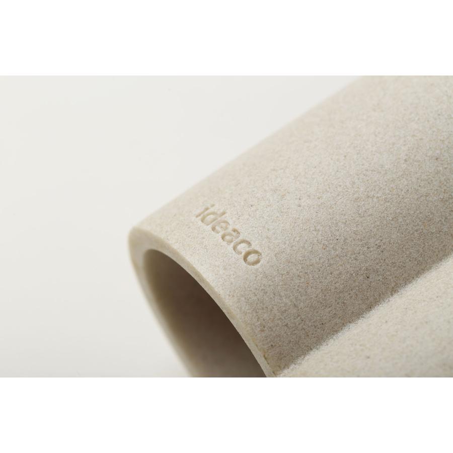 水切りラック 正規品 ideaco イデアコ スカルプチャー ツール ディー コンパクト 水切りかご Sculpture Tool D compact ストーンサンドホワイト : BACK ...