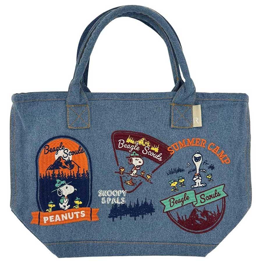 ROOTOTE スヌーピーバッグ 正規品 ルートート IP.デリ.デニム.ピーナッツ-9N スヌーピーグッズ トートバッグ DELI Denim PEANUTS 8385 ビーグルスカウト ...