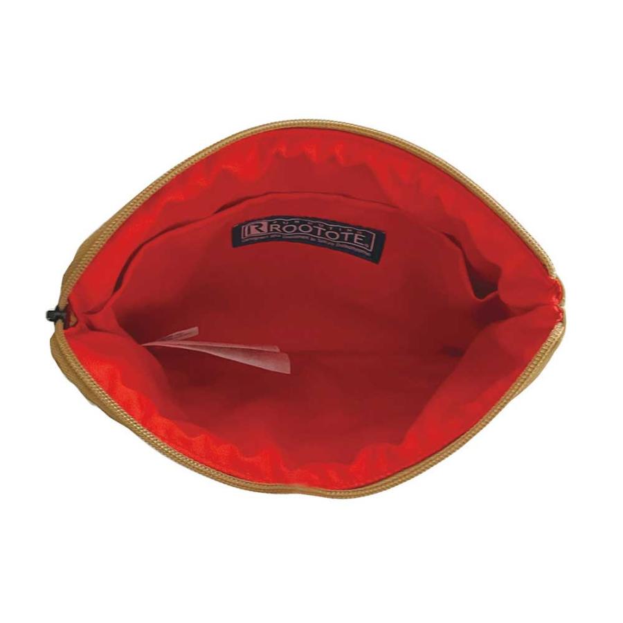 ROOTOTE 2024新作 ポーチ 正規品 ルートート SN.ポーチ.アルファベットスープ-キルティング-A 収納ポーチ SN.POUCH.AS-QUILT 1321 イエロークレイ ...