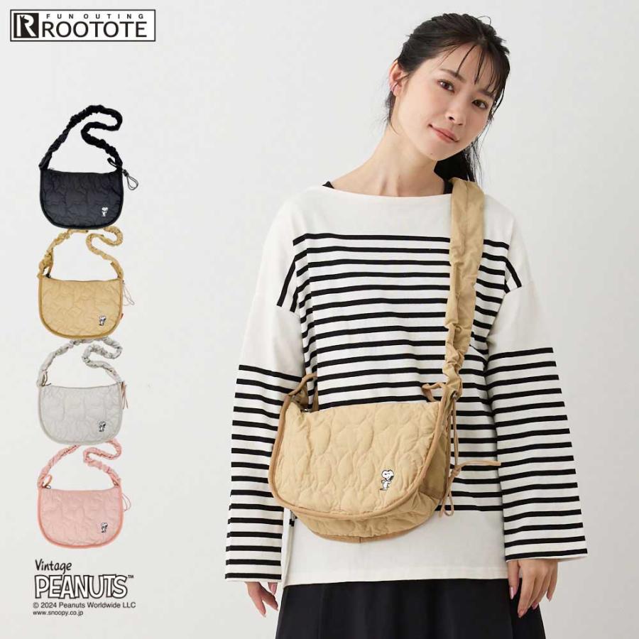 ROOTOTE 2024新作 スヌーピーバッグ 正規品 ルートート IP.デリ.キルト.ピーナッツ-9Q スヌーピーグッズ トートバッグ DELI IP.Peanuts-9Q 8403 ...