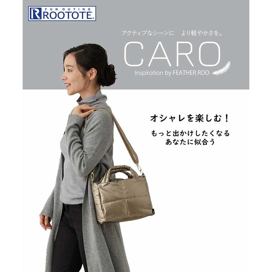 2024新作 ショルダーバッグ 正規品 ROOTOTE ルートート フェザールー FE.ベビールー.カロ-B ショルダートート FEATHER ROO babyroo CARO 1340 ...