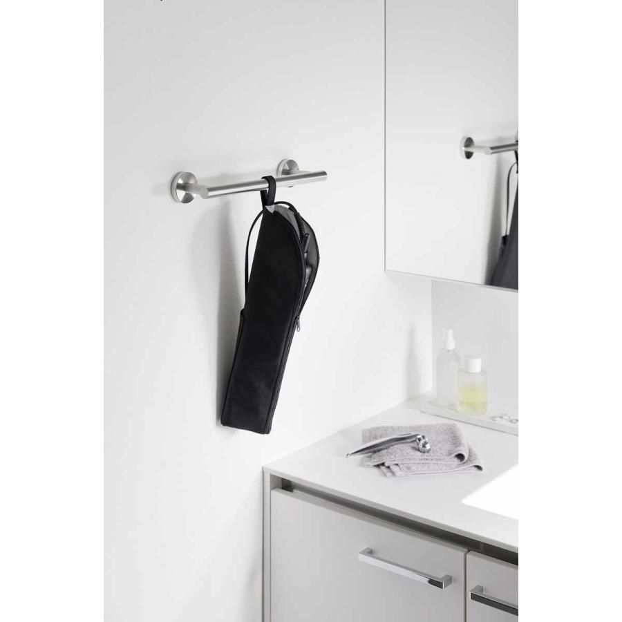 tower ヘアーアイロンケース 山崎実業 正規品 タワー 耐熱ヘアーアイロンポーチ L ヘアーアイロン収納 1384 ブラック : BACK - 通販 - Yahoo!ショッピング