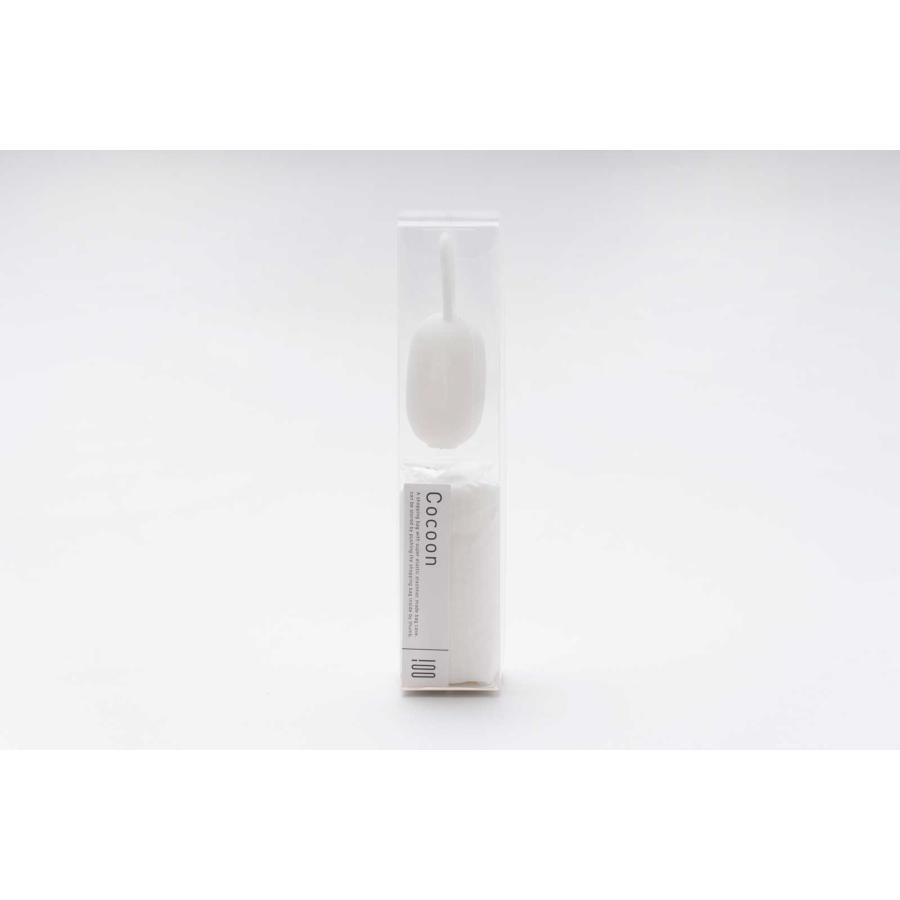 100percent エコバッグ 100％ 100パーセント COCOON - Regular 折りたたみ コクーン レギュラー ホワイト : BACK - 通販 - Yahoo!ショッピング