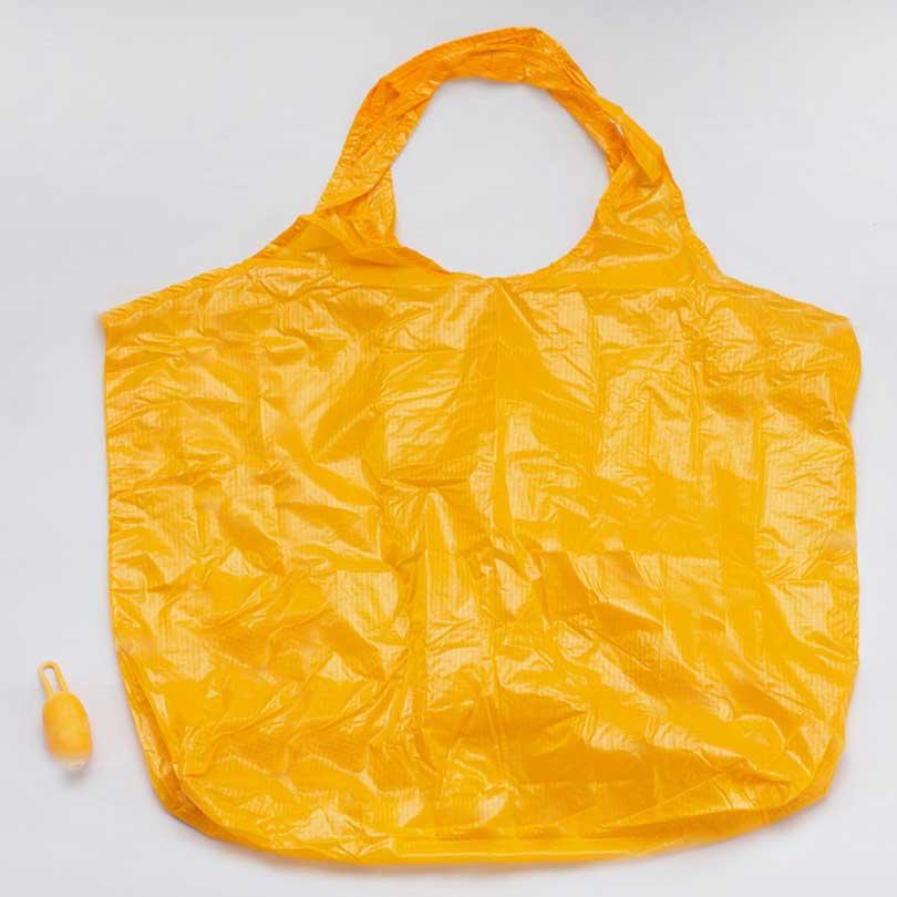 100percent エコバッグ 100％ 100パーセント COCOON - Large 折りたたみ コクーン ラージ オレンジ : BACK - 通販 - Yahoo!ショッピング