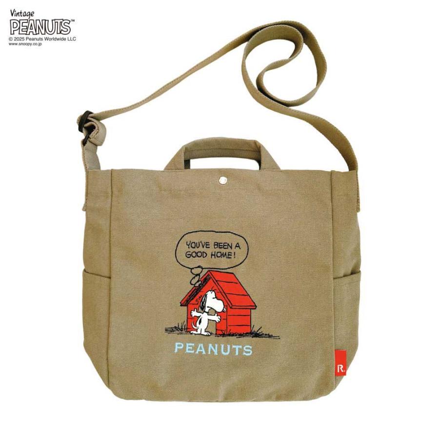 ROOTOTE 2025新作 スヌーピーバッグ 正規品 ルートート IP.ミディアム.2way.ピーナッツ-0J トートバッグ Vintage PEANUTS MEDIUM 8441 カーキ ...