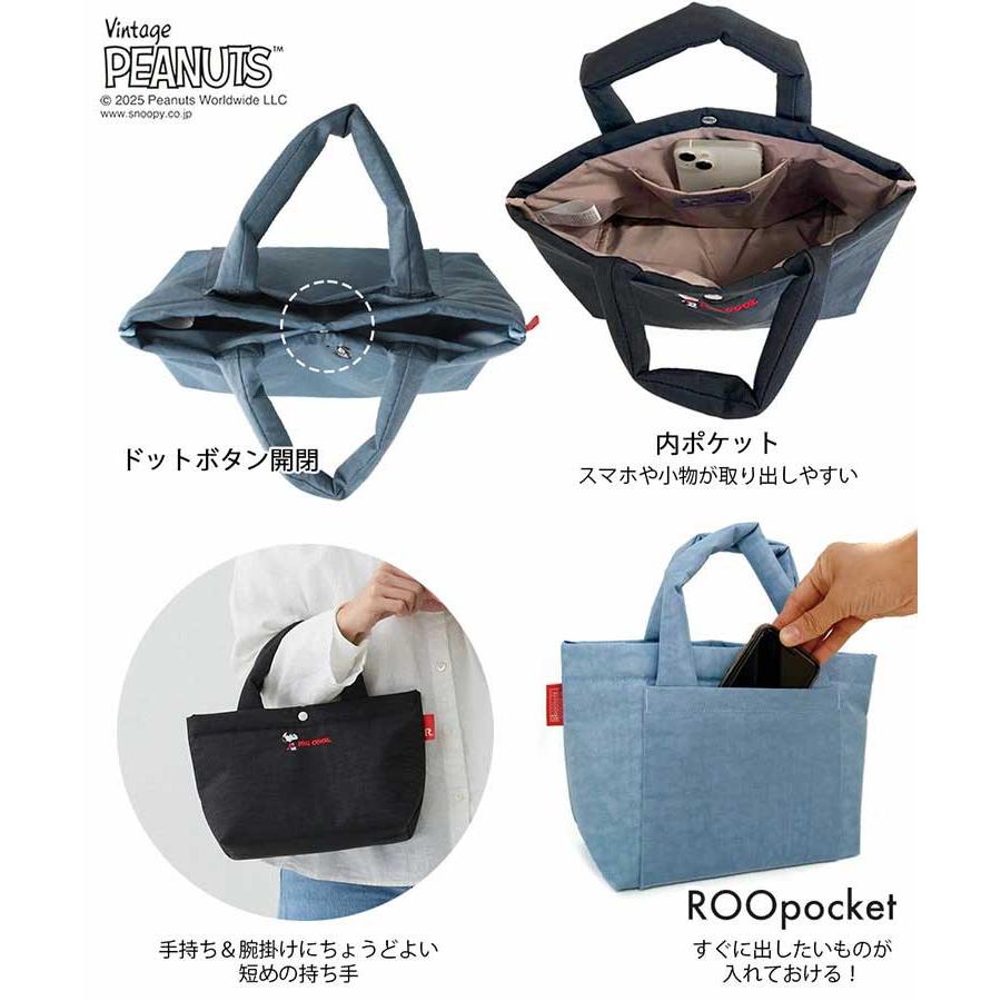 ROOTOTE 2025新作 スヌーピーバッグ 正規品 ルートート IP.デリ.ポリ.ピーナッツ-0F スヌーピーグッズ トートバッグ Vintage PEANUTS DELI 8437 ...