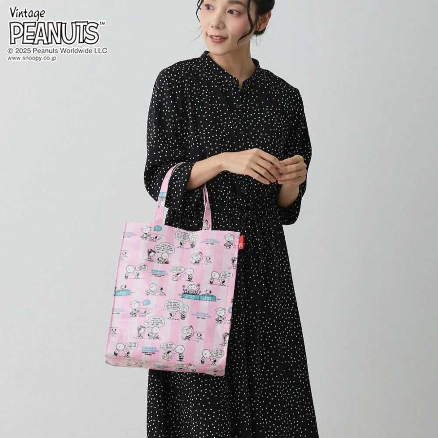 ROOTOTE スヌーピーバッグ 正規品 ルートート IP.A4アーキャトル.ラミネート.ピーナッツ-0L トートバッグ Vintage PEANUTS A-quatre 8430 フィフ ...