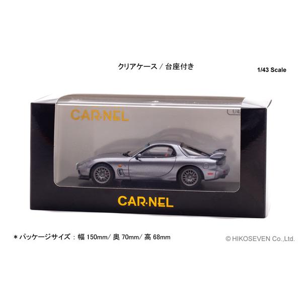 CARNEL 1/43 マツダ RX-7 Spirit R Type A (FD3S) 2002 Titanium Gray Metallic ...
