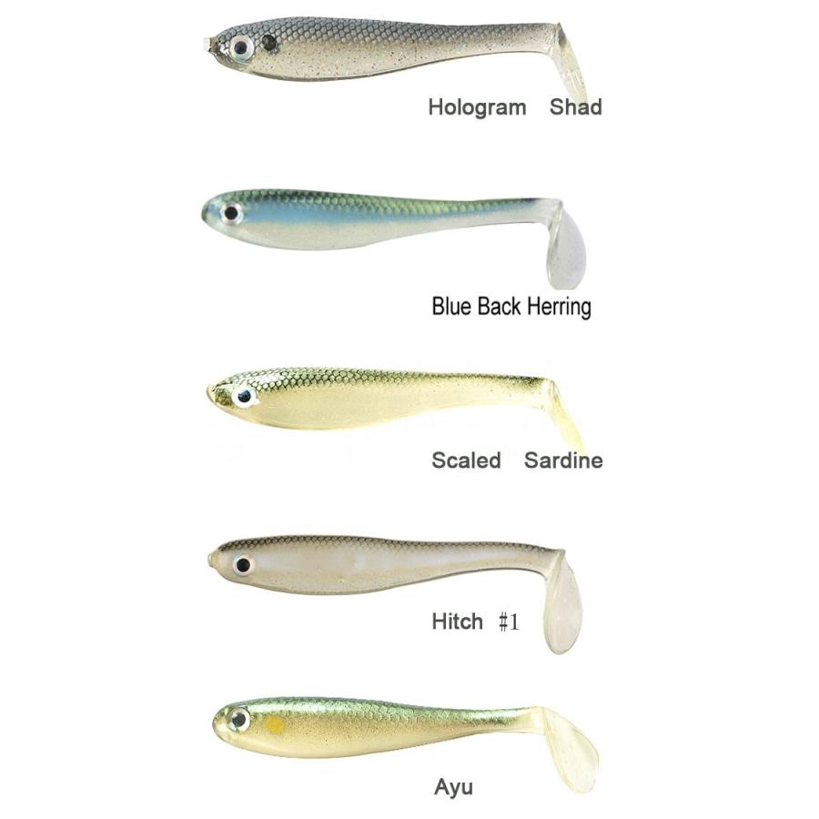 バストリックス ファットミノーパドルテール 5inch BASSTRIX FAT MINNOW Paddle Tails : バックラッシュ ...