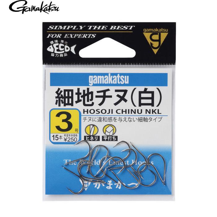 Gamakatsu がまかつ 細地チヌ 白 Gamakatsu HOSOJI CHINU NKL : バックラッシュYahoo!店 - 通販 - Yahoo!ショッピング