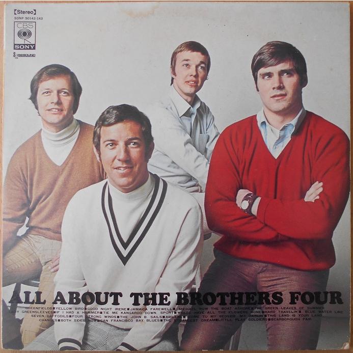中古品 The Brothers Four ブラザース・フォー/all about The Brothers Four(USED 2LPs) : 60suslp-200 : back page ...