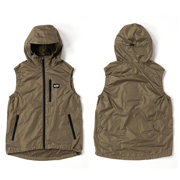 KiU 空調服 ベスト のみ 空調ベスト キウベスト空調服 キウ K307 レディース メンズ エアコンディションドベスト 空調 服 撥水 はっ水 :k307:BACKYARD FAMILY ...