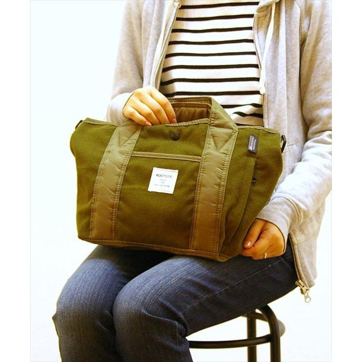 ROOTOTE Rootote ルートート トートバッグ 通販 サイドポケット DELI デリ ユニセックス 2way ショルダー ミリタリー おしゃれ 小さめ かわいい サブバッグ ...