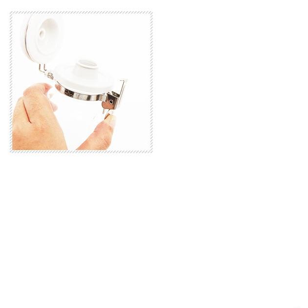 保存容器 ガラス おしゃれ 500ml Cellarmate セラーメイト ワンプッシュ便利びん 硝子 透明容器 キャニスター ドレッシング作り ストッパー付 :s223415 ...