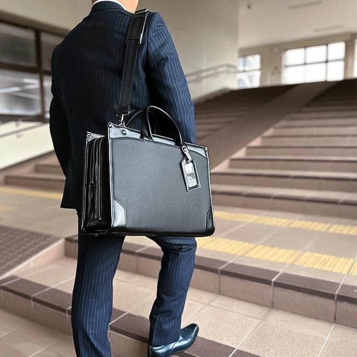 J.C HAMILTON ブリーフケース メンズ ビジネスバッグ 大開き 大容量 自立式 フォーマル B4 ブランド 01049 2ルーム 防汚 撥水 営業 通勤 通学 鞄倶楽部 : Bag ...