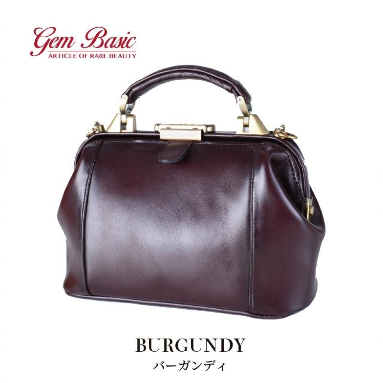 Gem Basic ダレスバッグ セカンドポーチ ショルダーバッグ 小さめ 牛革