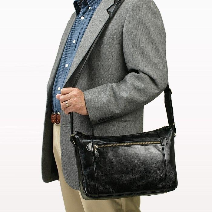 ショルダーバッグ メンズ 牛革 b5 斜めがけ 横型 ブランド BLAZER CLUB