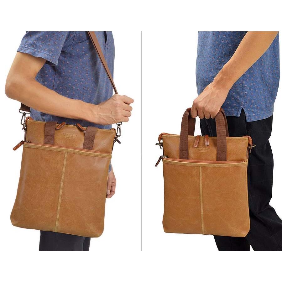 ビジネスバッグ アンティーク調 薄マチ 縦型 小さめ ブリーフケース a4ファイル 対応 ショルダー ブランド BRELIOUS #26674 ...