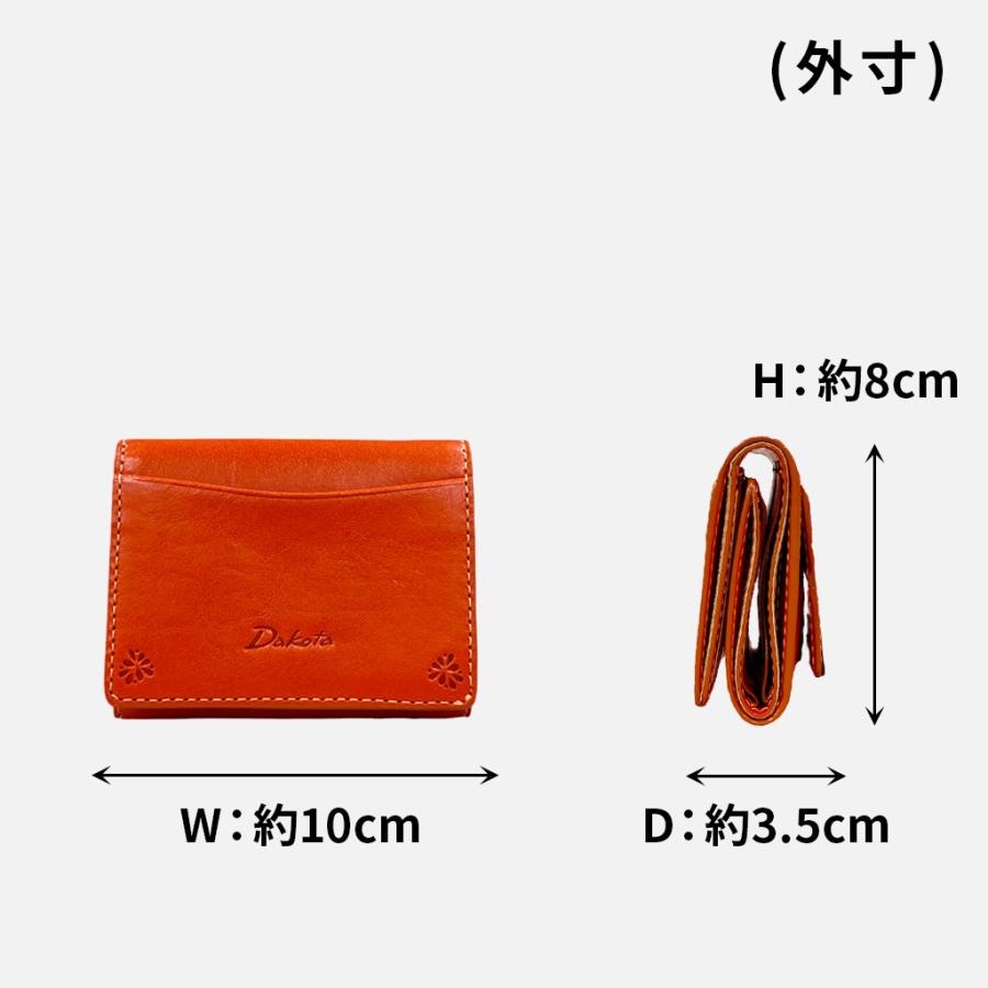 Dakota（ダコタ） Bambina バンビーナ WALLET 財布 ミニ財布 三つ折り