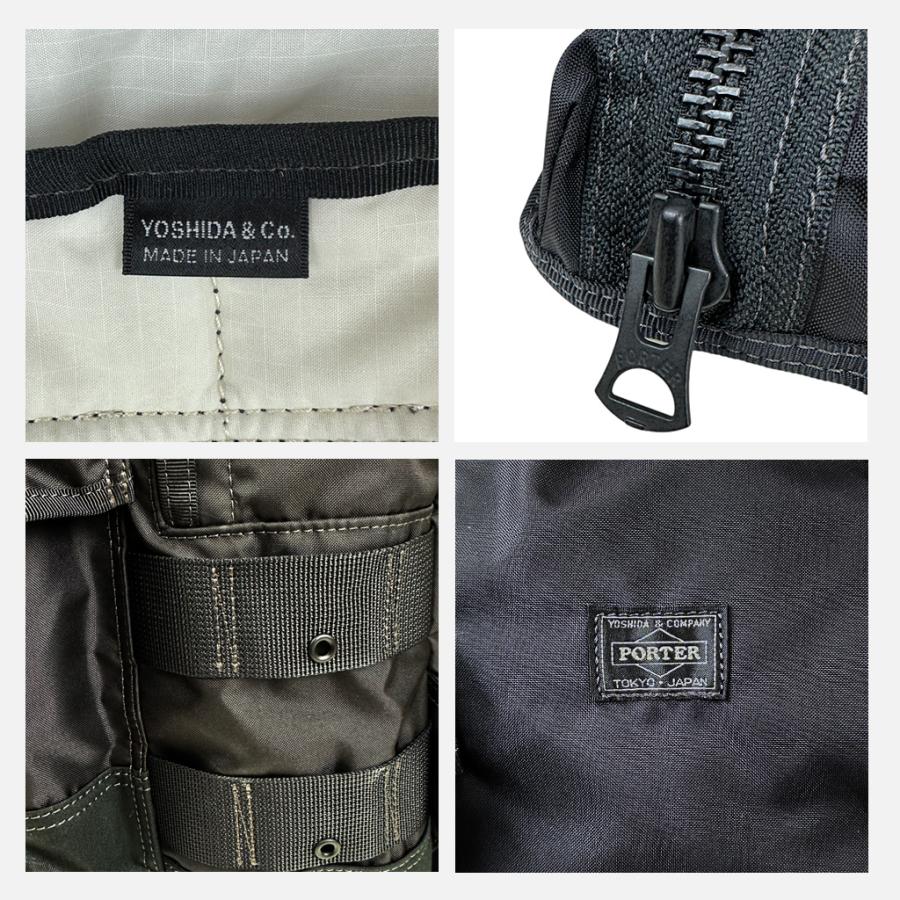 PORTER ポーター オール リュックサック 502-05957 10 ブラック 吉田カバン デイパック ALICE PACK with POUCHES ALL 日本製 B4サイズ 13L ...