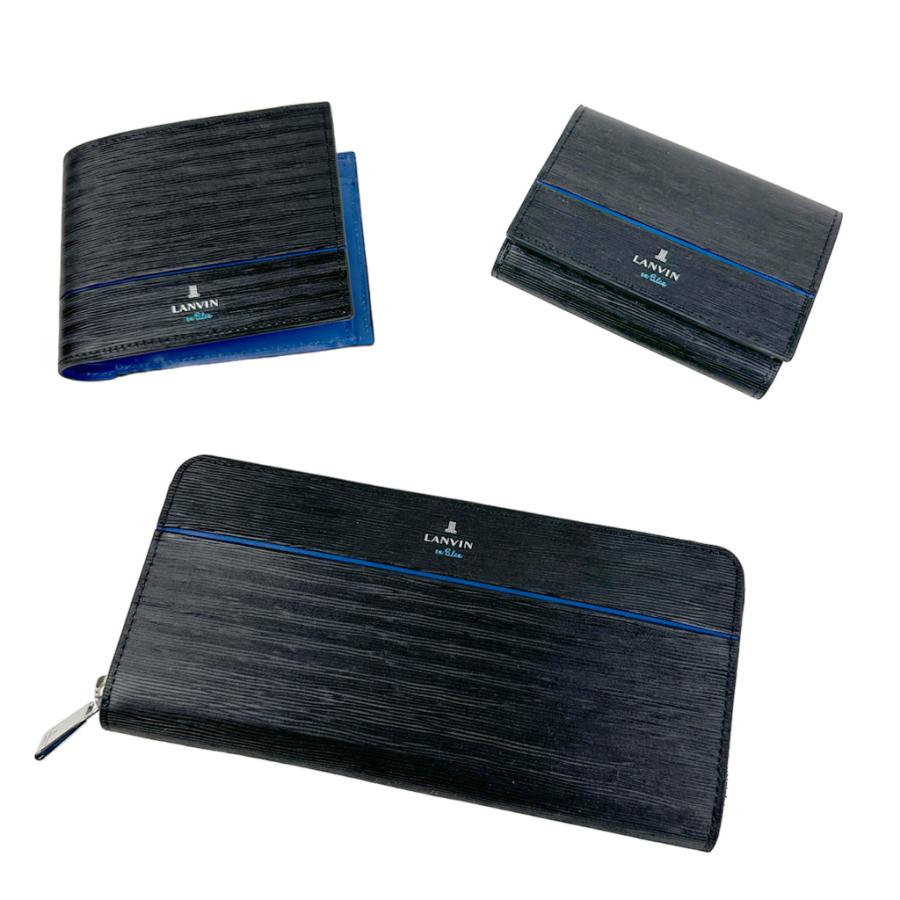 LANVIN en Bleu ランバンオンブルー ロージュ 長財布 メンズ 春 レザー 本革 516606 Loge ロングウォレット ...