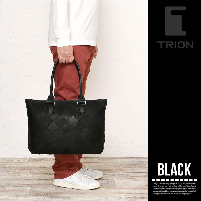 TRION（鞄、財布） メンズ トートバッグ A4 B4サイズ対応 パッチワーク ファスナー開閉 トライオン TRION DPC274 : バッグのペレンネ Yahoo!店 - 通販 ...