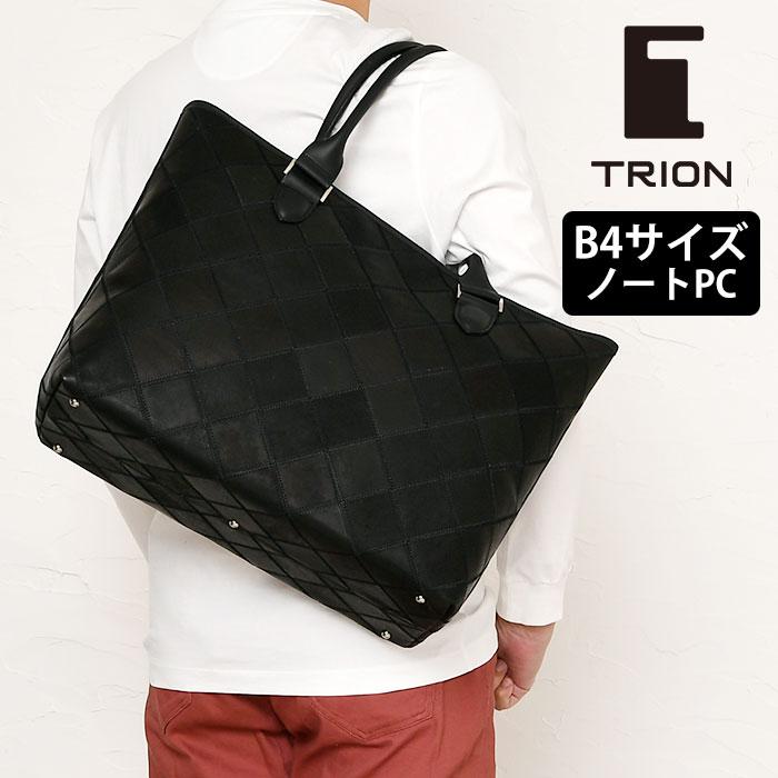 TRION（鞄、財布） メンズ トートバッグ A4 B4サイズ対応 パッチワーク ファスナー開閉 トライオン TRION DPC275 : バッグのペレンネ Yahoo!店 - 通販 ...