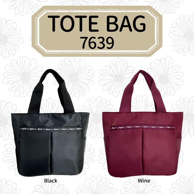 トートバッグRAPPORTポケット付き500mlペットボトルブッラクワインランチトートサブバッグファスナーポケット軽量7639 : BAGBOX - 通販 - Yahoo!ショッピング