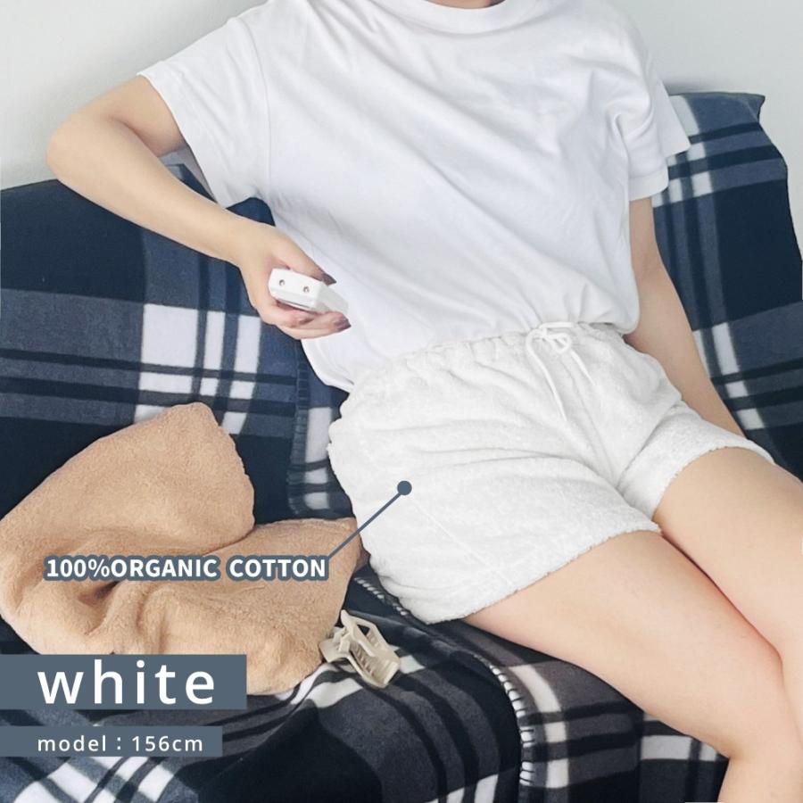 BAGNOS タオル地 ショーツ ルームウェア ユニセックス リラックス オーガニックコットン100％ インディゴ染め :shorts:BAGNOS ヤフー店 - 通販 - Yahoo!ショッピング