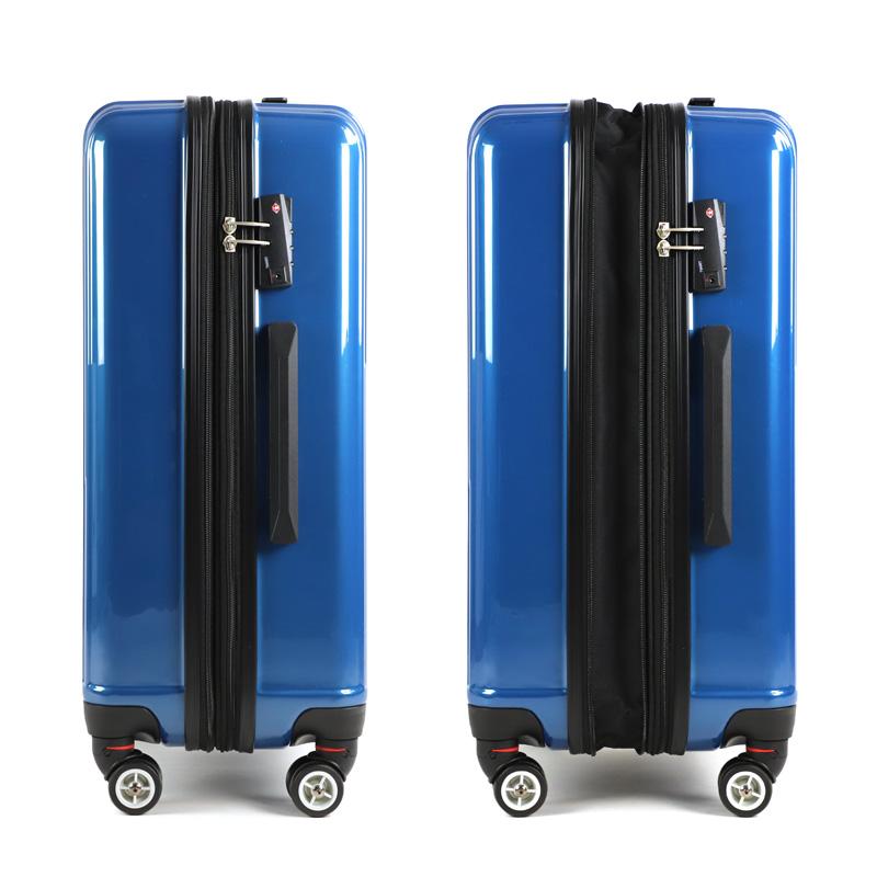 Ace ACE エース クレスタ スーツケース 64L 70L 48cm 4.3kg Mサイズ 5泊 6泊 7泊 06317 4輪 TSAロック 拡張 軽量 メンズ レディース : BAG ...