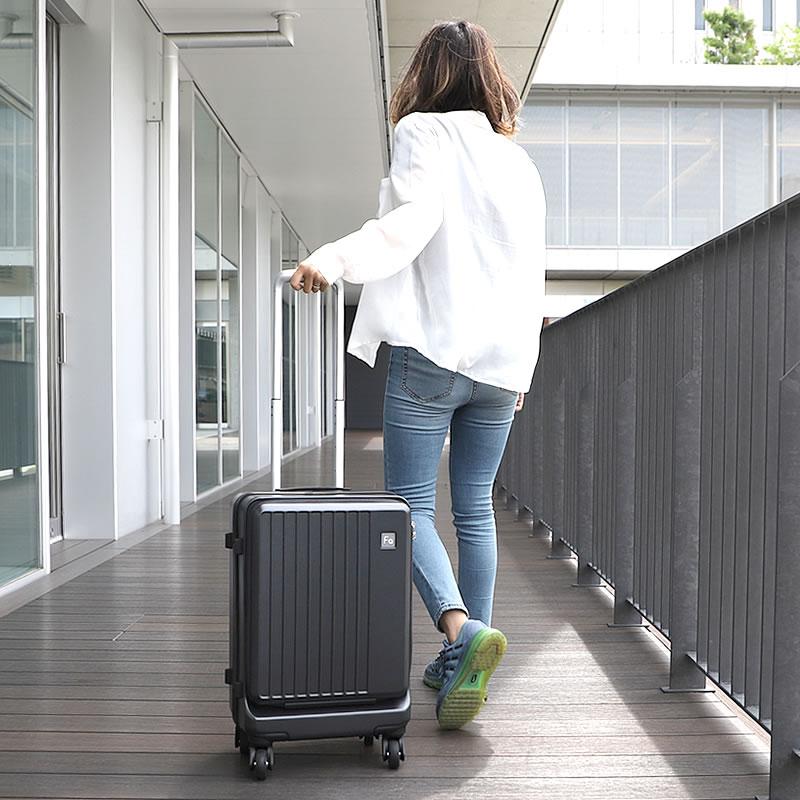 FREQUENTER フリクエンター LIEVE リエーヴェ スーツケース 32L 48cm 3kg 1〜3泊 4輪 静音 TSAロック 軽量 1-254 メンズ レディース : BAG ...