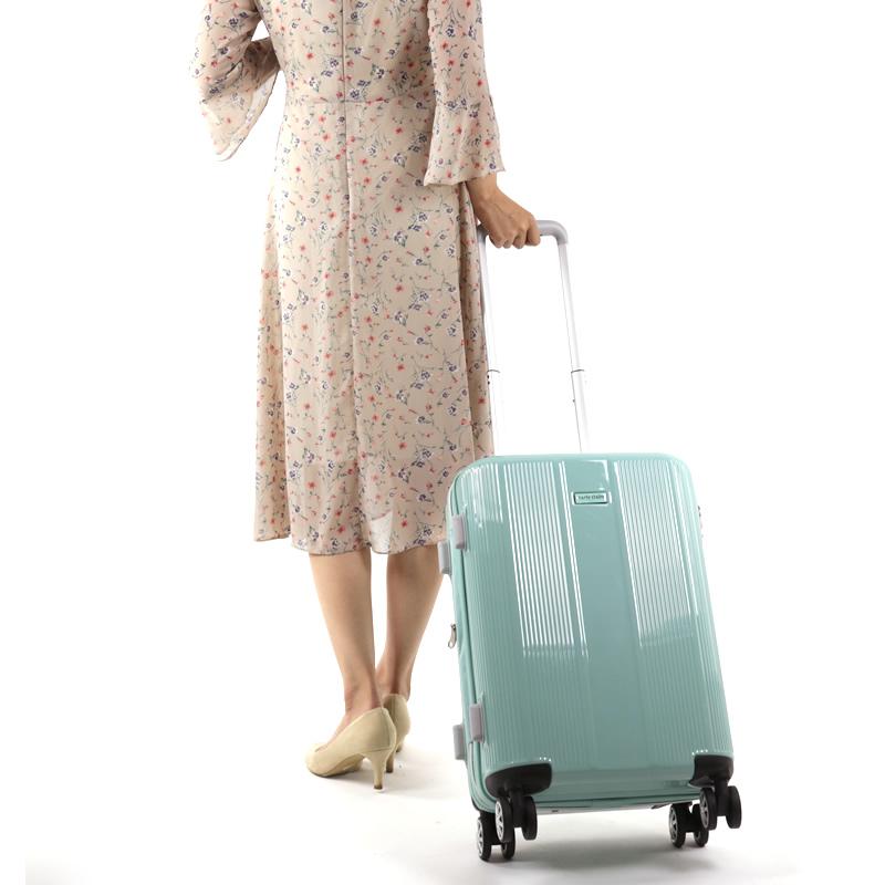 Marie Claire marie claire マリクレール スーツケース 30L〜35L 48cm 3.2kg 1〜3泊 4輪 TSAロック ファスナー式 拡張 エキスパンダブル 240 ...