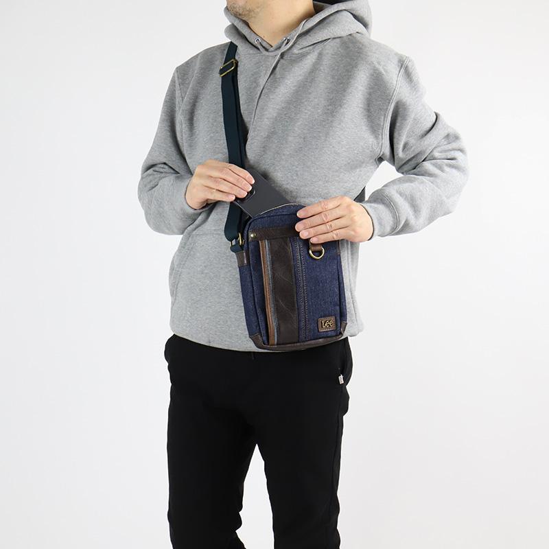 Lee リー symbole シンボル ミニショルダーバッグ ショルダーバッグ 斜め掛けバッグ ショルダーポーチ 320-3263 A5 軽量 デニム メンズ レディース : BAG SHOP ...