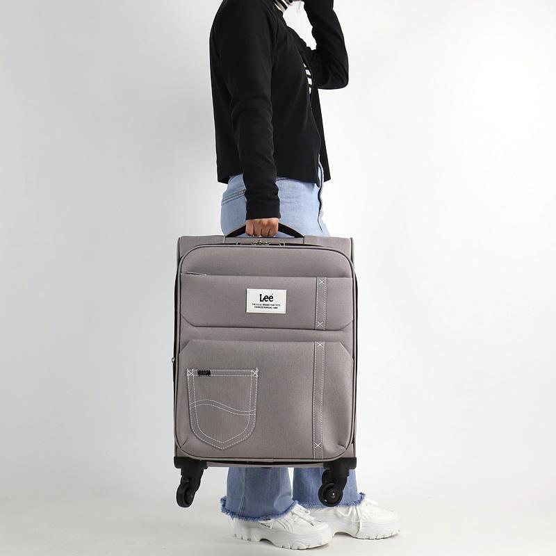 Lee リー スーツケース ソフトキャリー 35L 41L 47cm 2.6kg 1泊 2泊 3泊 4輪 機内持ち込み 軽量 撥水 拡張 フロントオープン 320-9030 メンズ レディース ...