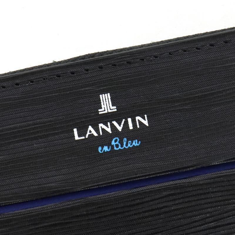 LANVIN en Bleu ランバンオンブルー ロージュ ラウンドファスナー長財布 札入れ ロングウォレット 516606 レザー 牛革 ...