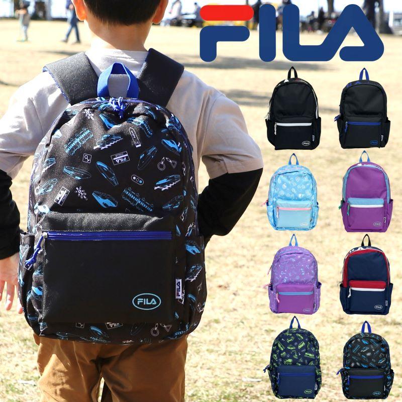 FILA フィラ サンディー キッズリュック リュックサック 子供用 18L〜23L 7814 A4 ネームタグ付き 拡張 小学生 保育園 通園 通学 遠足 男の子 女の子 ジュニア ...